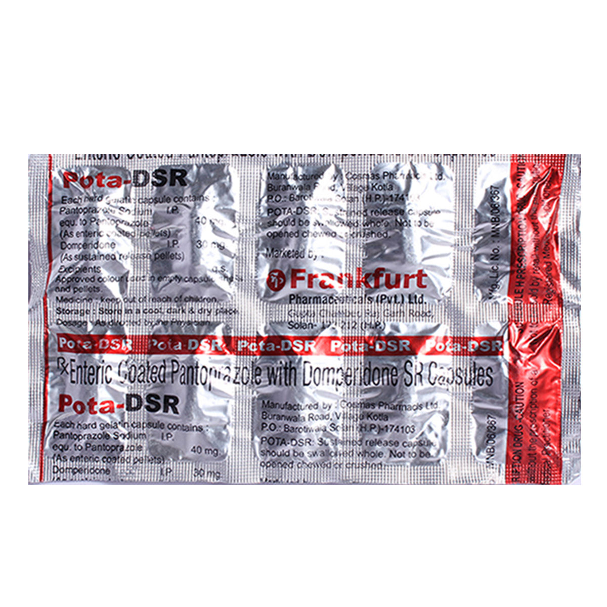 Pota DSR Tablet 10's Price, Uses, Side Effects, Composition - Apollo ...