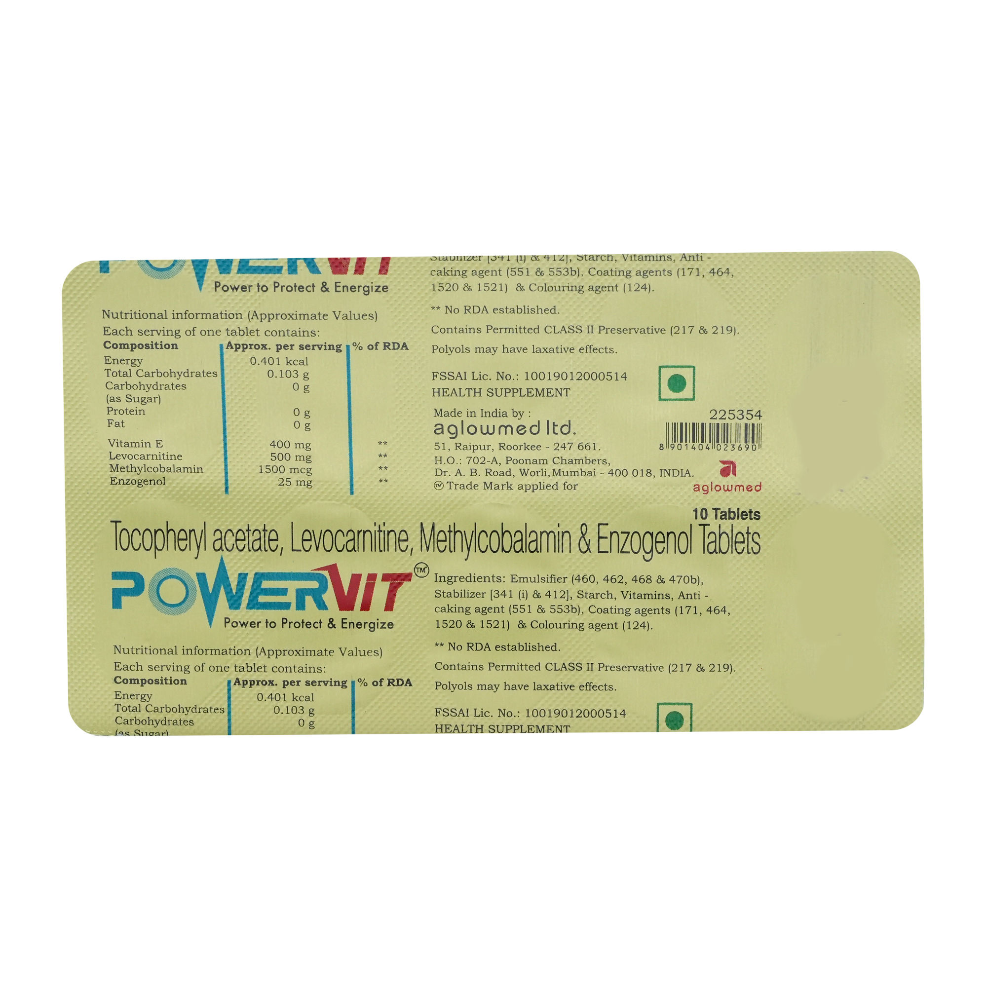 Powervit Tablet 10's Price, Uses, Side Effects, Composition - Apollo ...