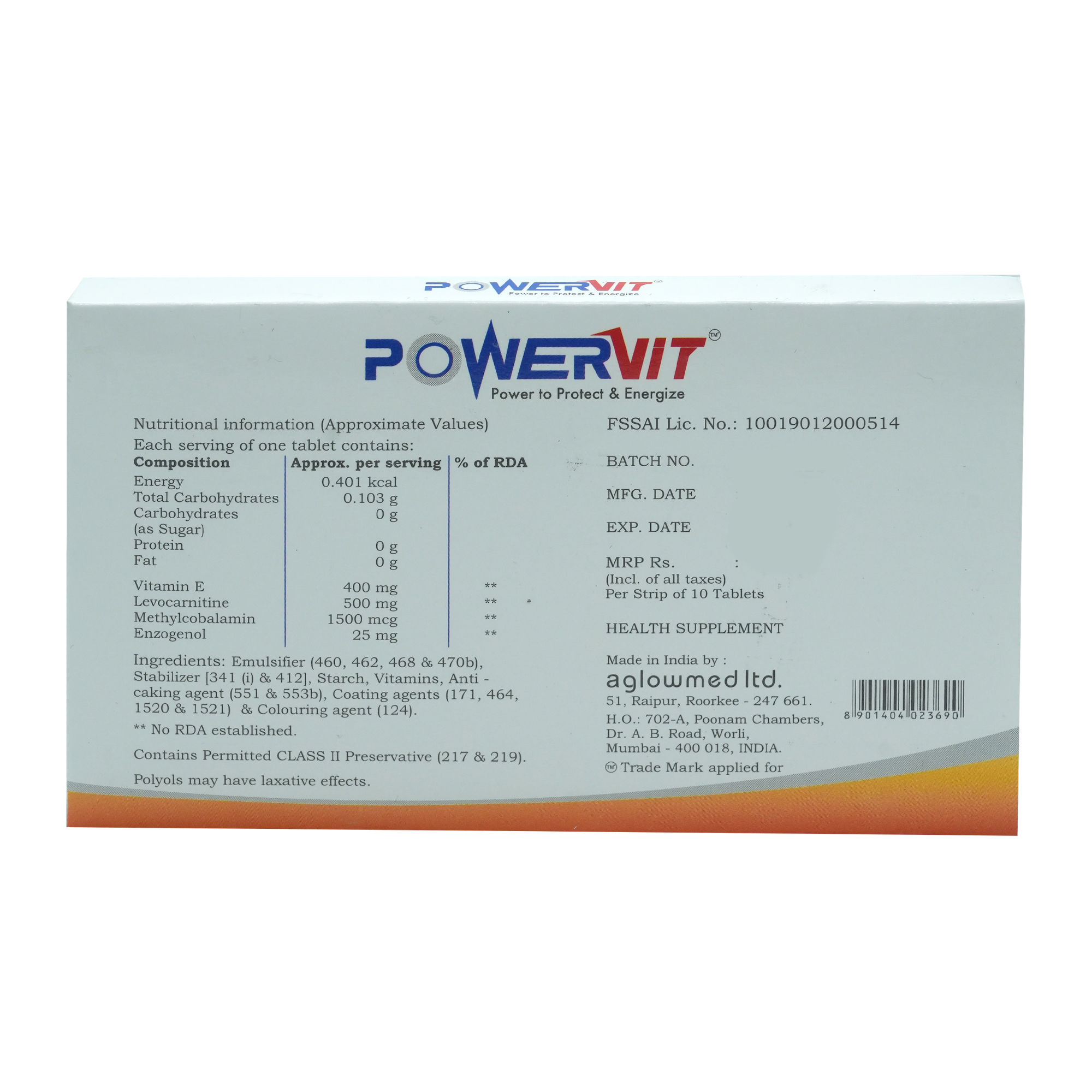 Powervit Tablet 10's Price, Uses, Side Effects, Composition - Apollo ...
