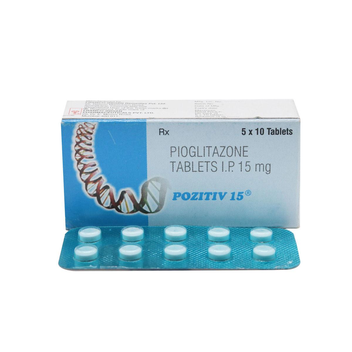 Pozitiv 15mg Tablet 10's Price, Uses, Side Effects, Composition ...