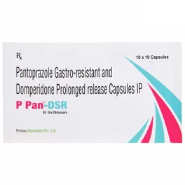 P Pan DSR Capsule | Uses, Side Effects, Price | Apollo Pharmacy