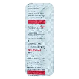Ppbest-40 Tablet | Uses, Side Effects, Price | Apollo Pharmacy
