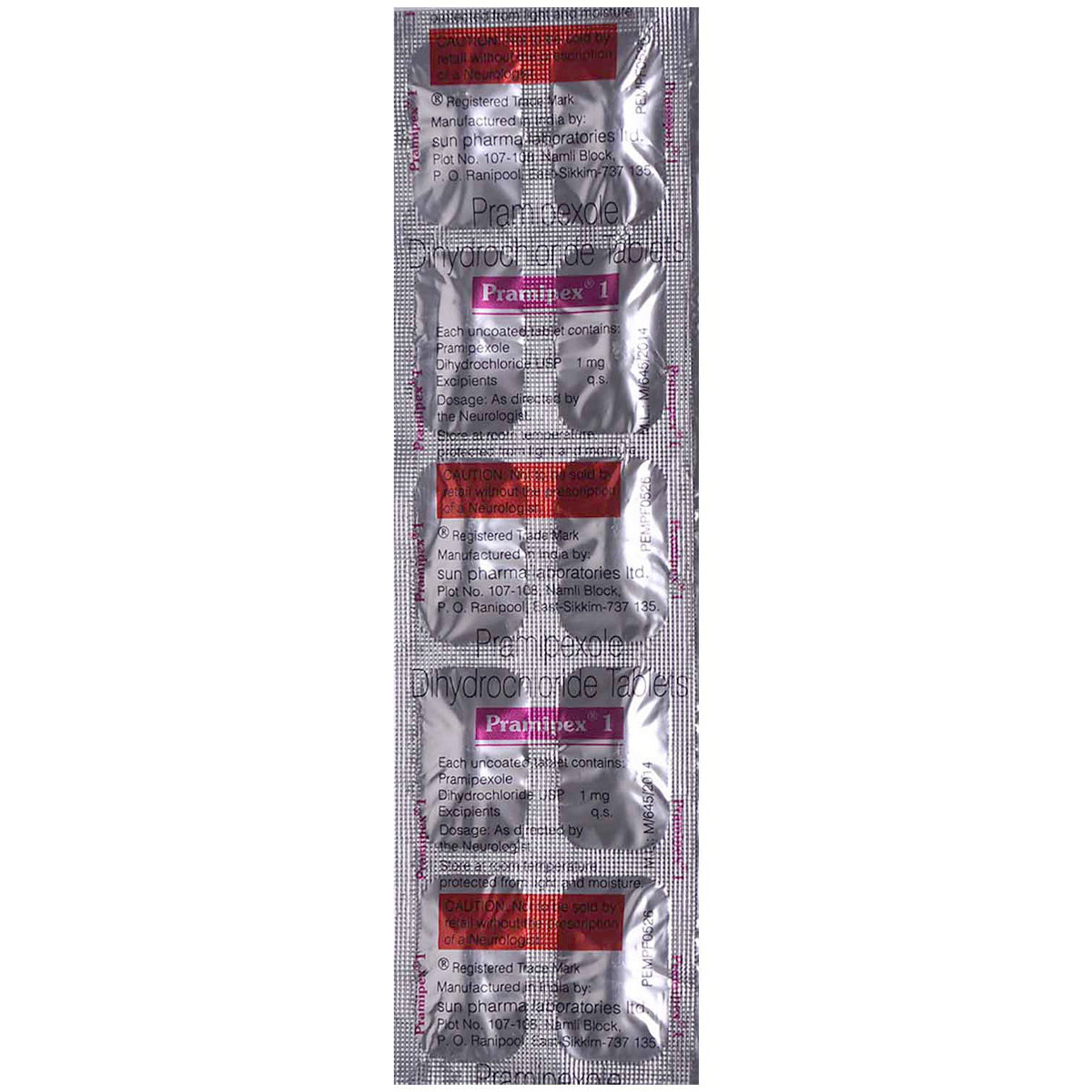 Pramipex 1 Tablet 10's Price, Uses, Side Effects, Composition - Apollo ...