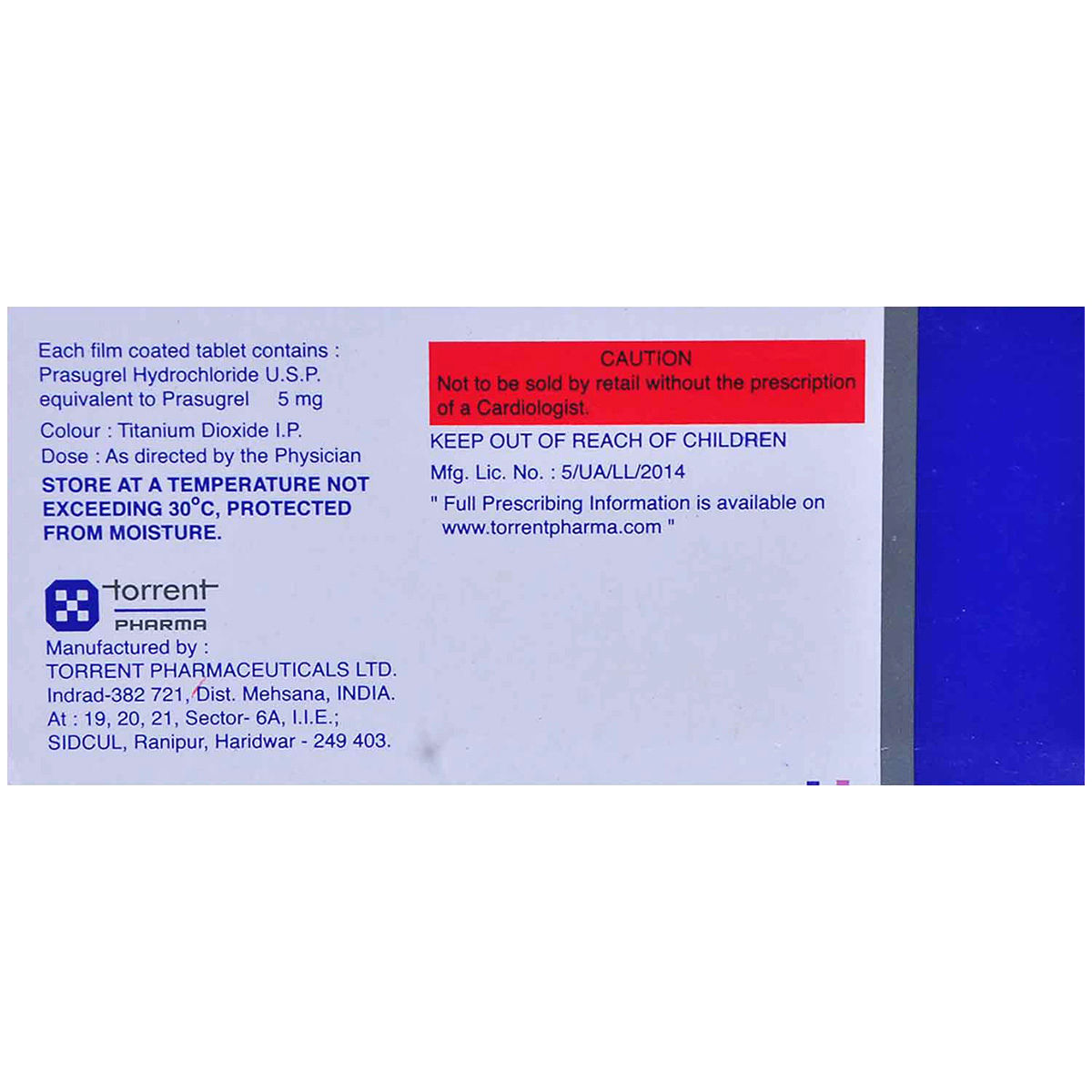 Prax 5 Tablet 10's Price, Uses, Side Effects, Composition - Apollo Pharmacy