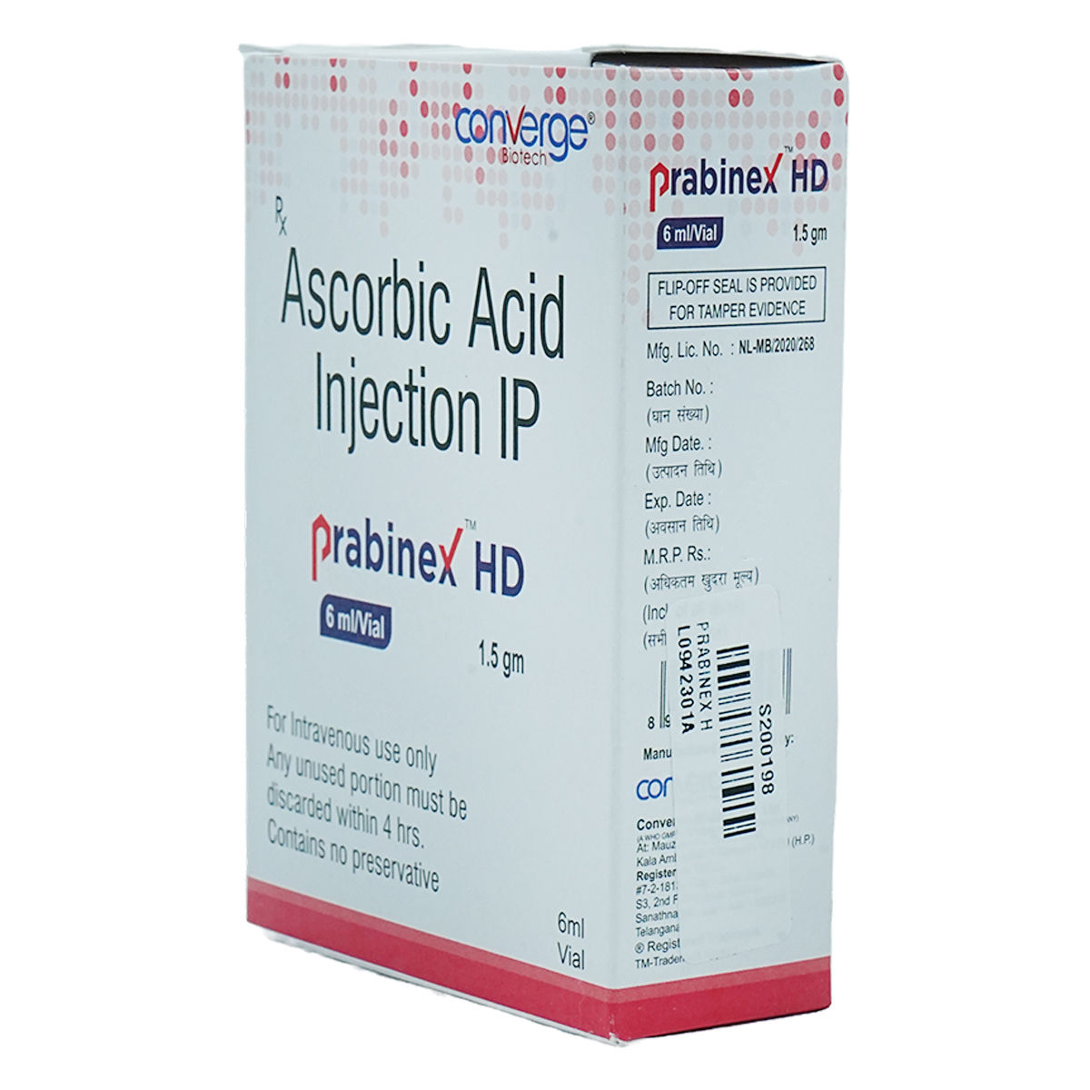 Prabinex HD 1.5 gm Injection 6 ml Price, Uses, Side Effects ...