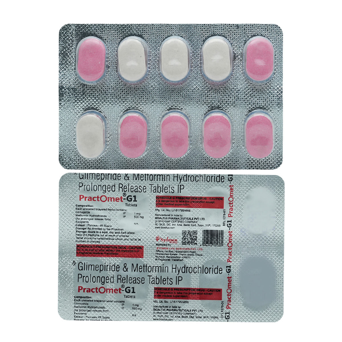 Practomet-G 1 Tablet 10's Price, Uses, Side Effects, Composition ...