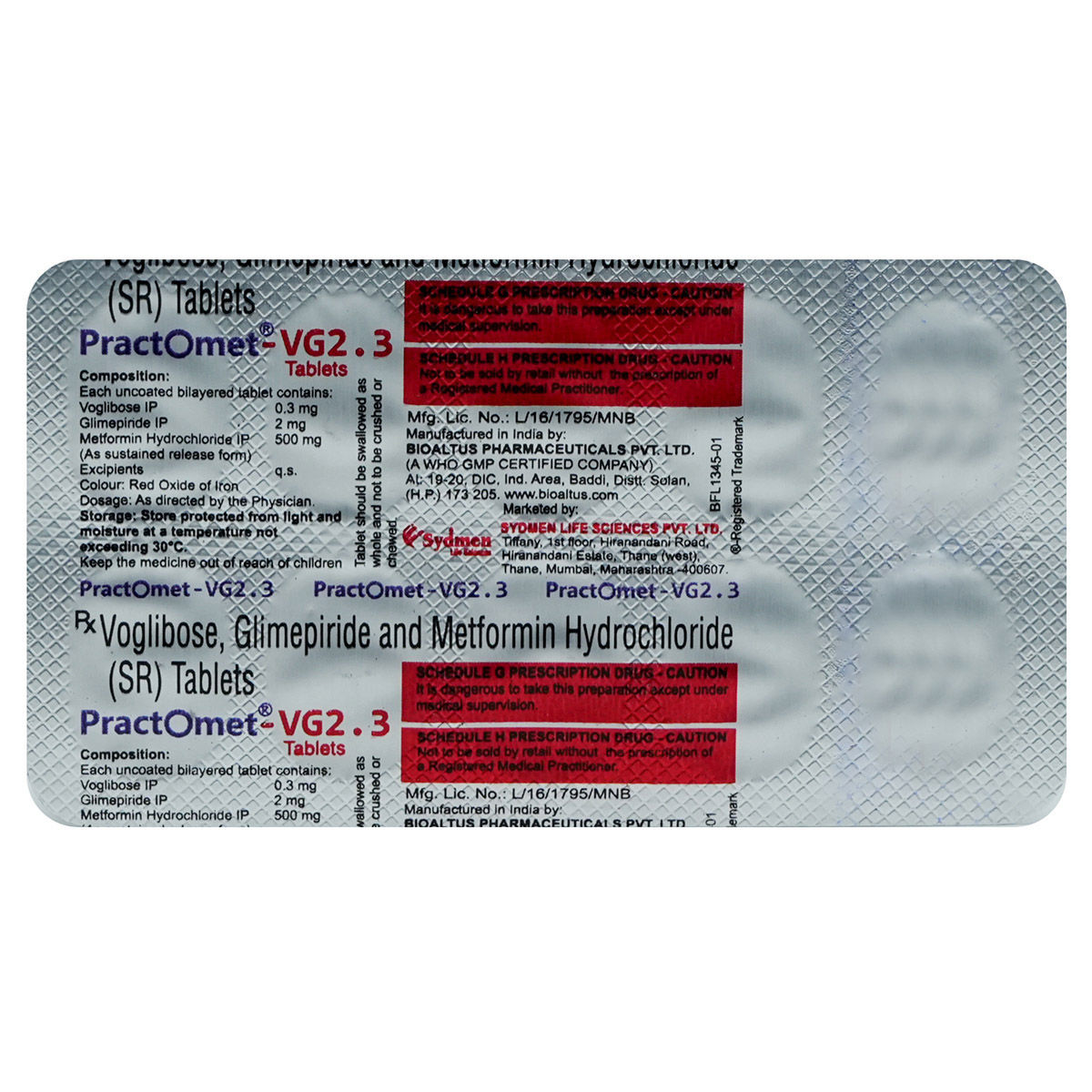 Practomet-VG 2.3 Tablet | Uses, Side Effects, Price | Apollo Pharmacy
