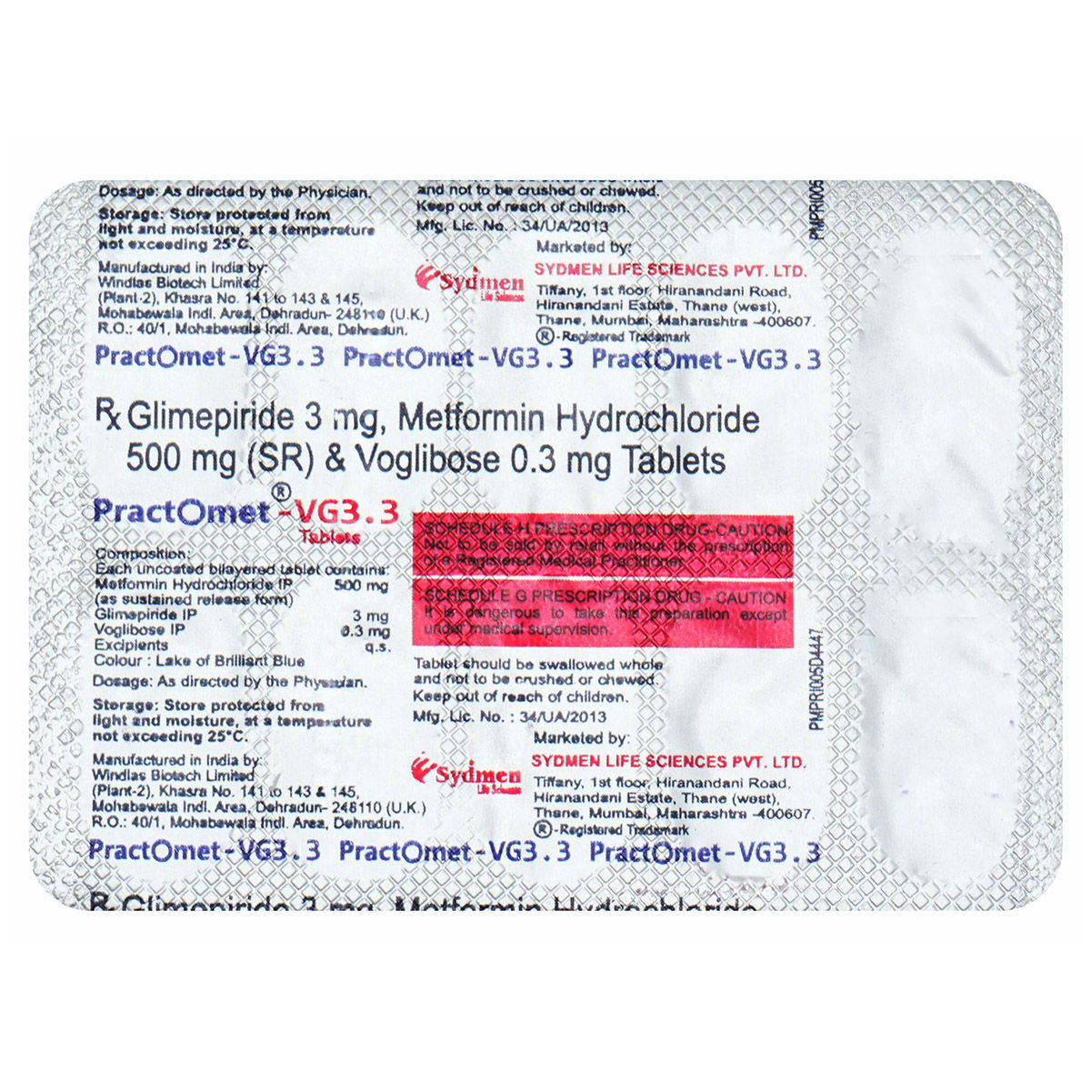 Practomet-VG 3.3 Tablet | Uses, Side Effects, Price | Apollo Pharmacy