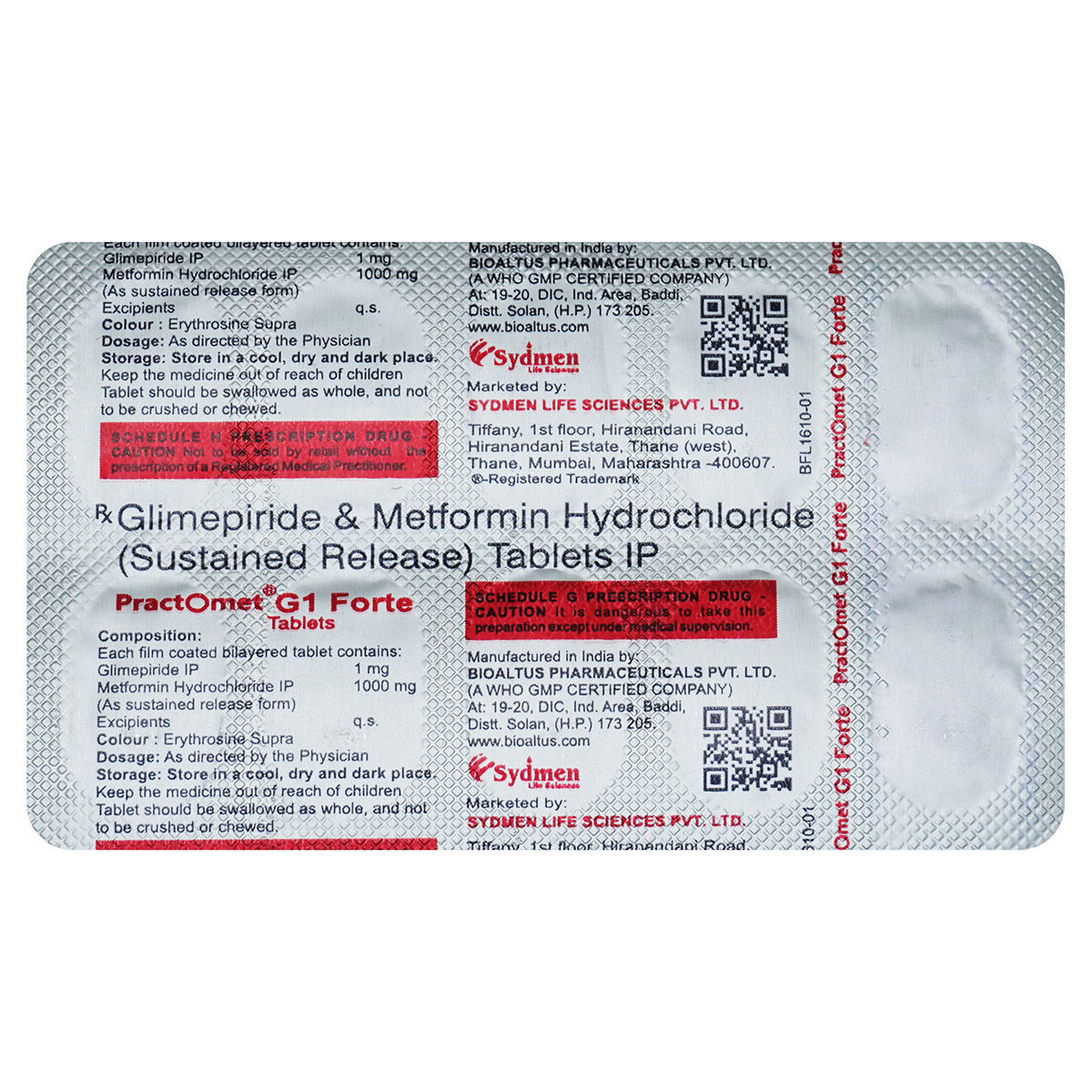 Practomet G1 Forte Tablet 10's | Uses, Side Effects, Price | Apollo Pharmacy