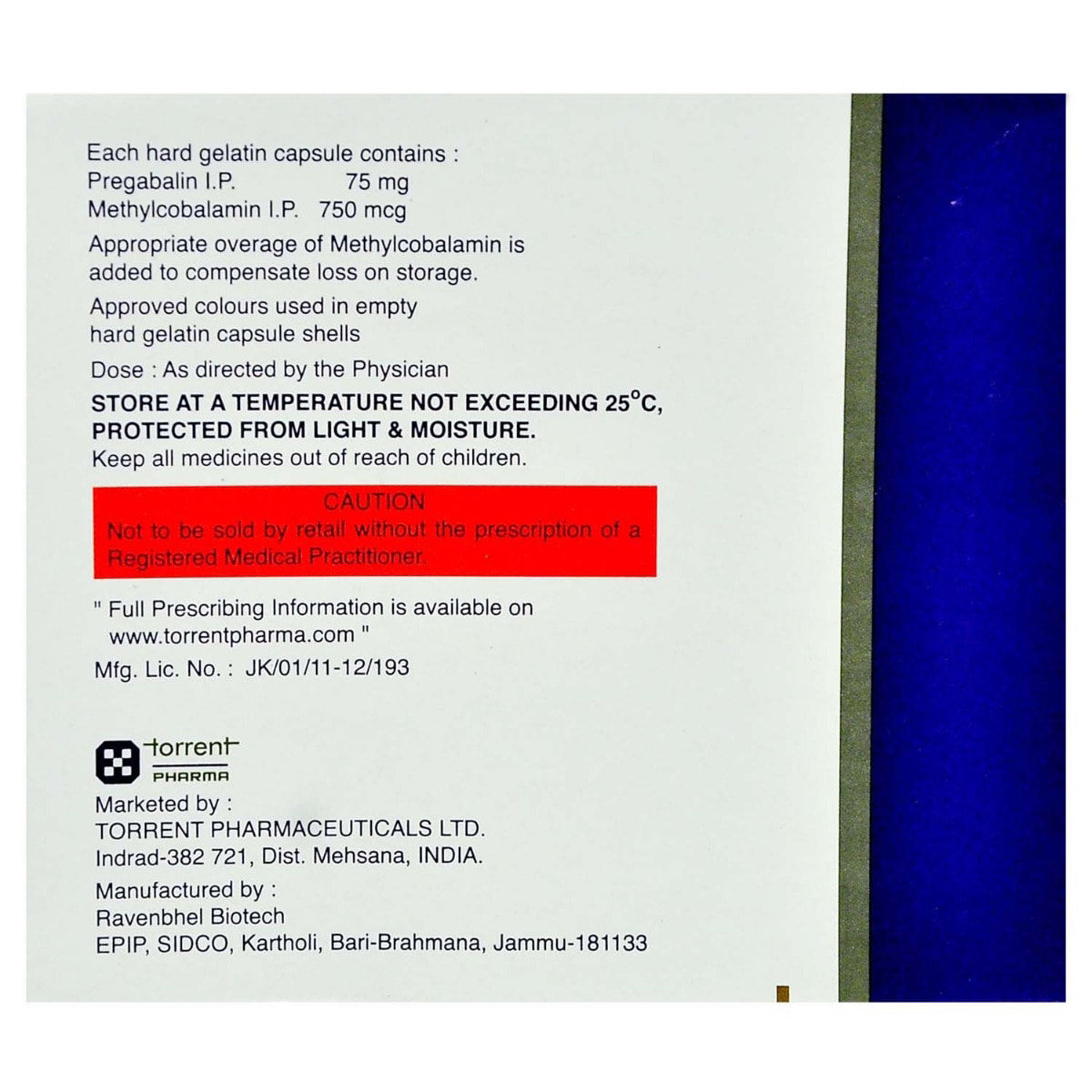 Pregalin M 75 Capsule 15's Price, Uses, Side Effects, Composition ...