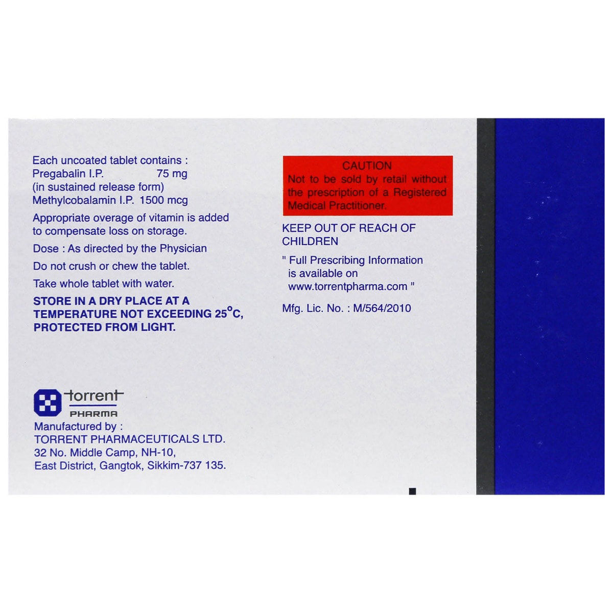 Pregeb M OD 75 Tablet | Uses, Side Effects, Price | Apollo Pharmacy