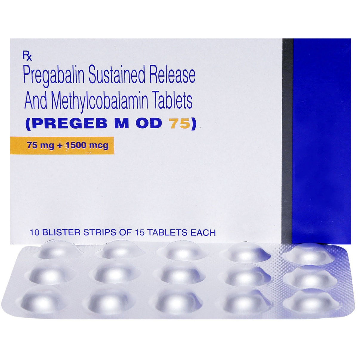 Pregeb M OD 75 Tablet 15's Price, Uses, Side Effects, Composition ...