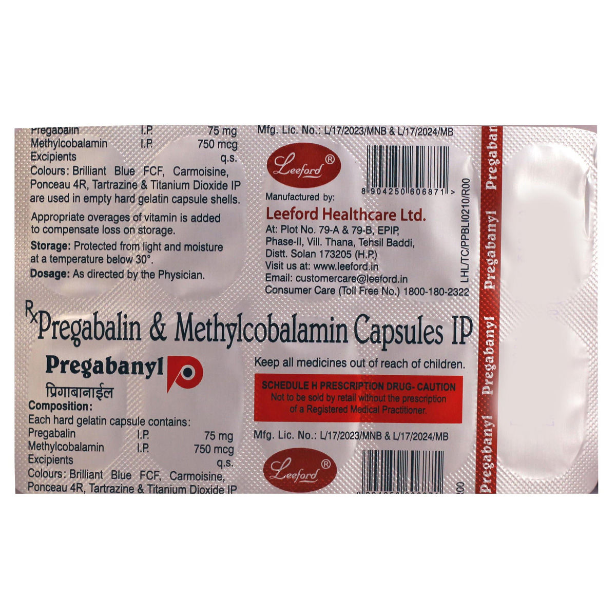 Pregabanyl Capsule 10's Price, Uses, Side Effects, Composition - Apollo ...