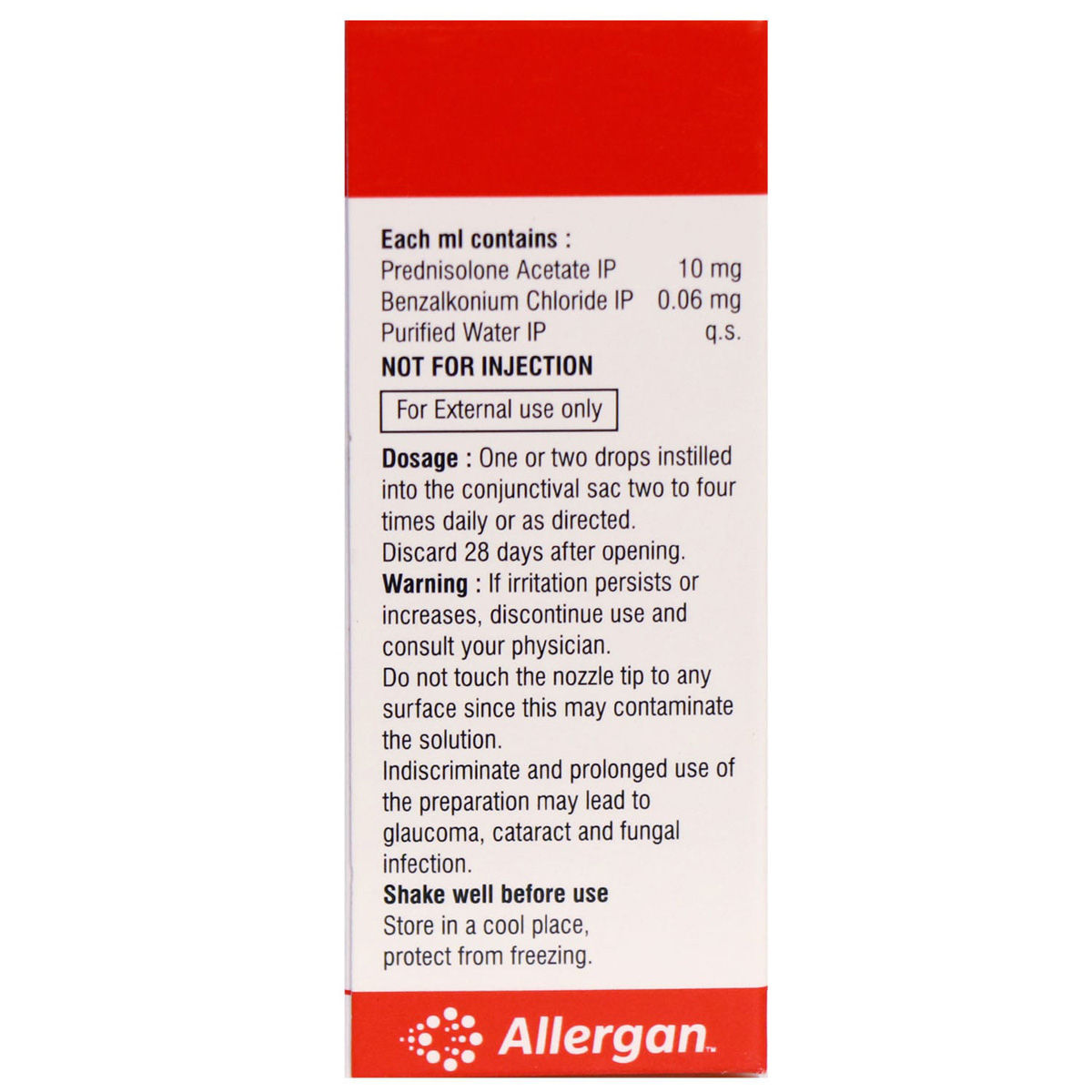 Pred Forte Ophthalmic Suspension | Uses, Side Effects, Price | Apollo ...