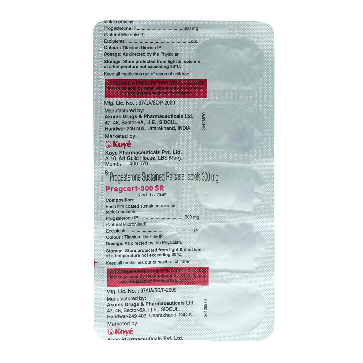 Pregcert-300 SR Tablet 10's Price, Uses, Side Effects, Composition ...