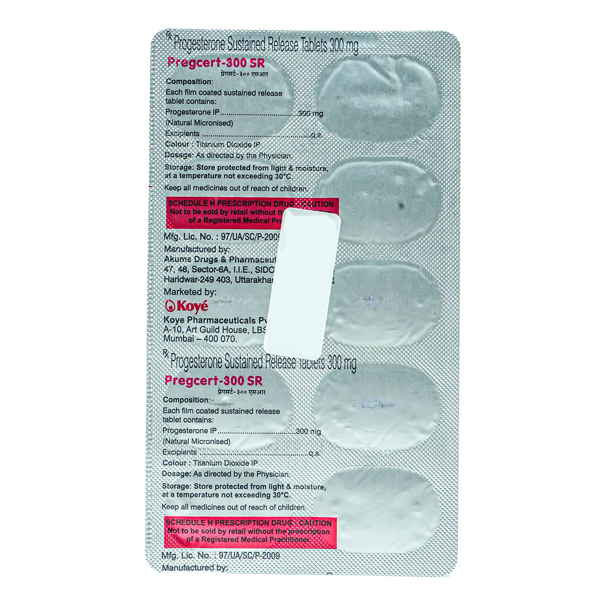 Pregcert-300 SR Tablet 10's Price, Uses, Side Effects, Composition ...