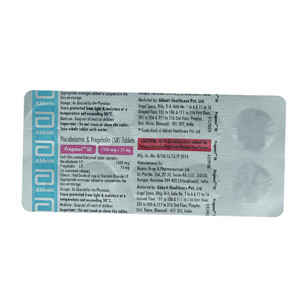 Pregamet SR Tablet | Uses, Side Effects, Price | Apollo Pharmacy