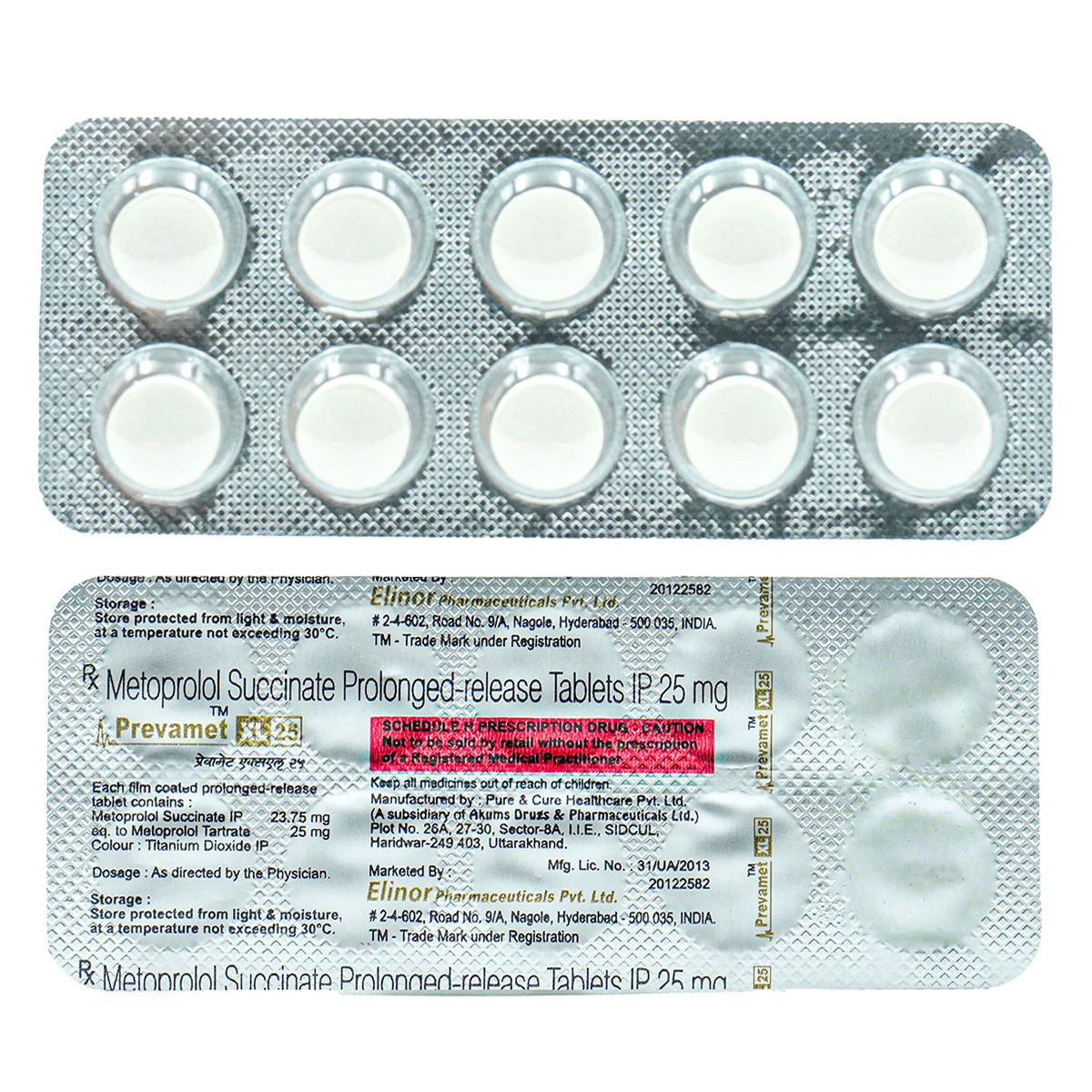 Prevamet XL 25 Tablet | Uses, Side Effects, Price | Apollo Pharmacy