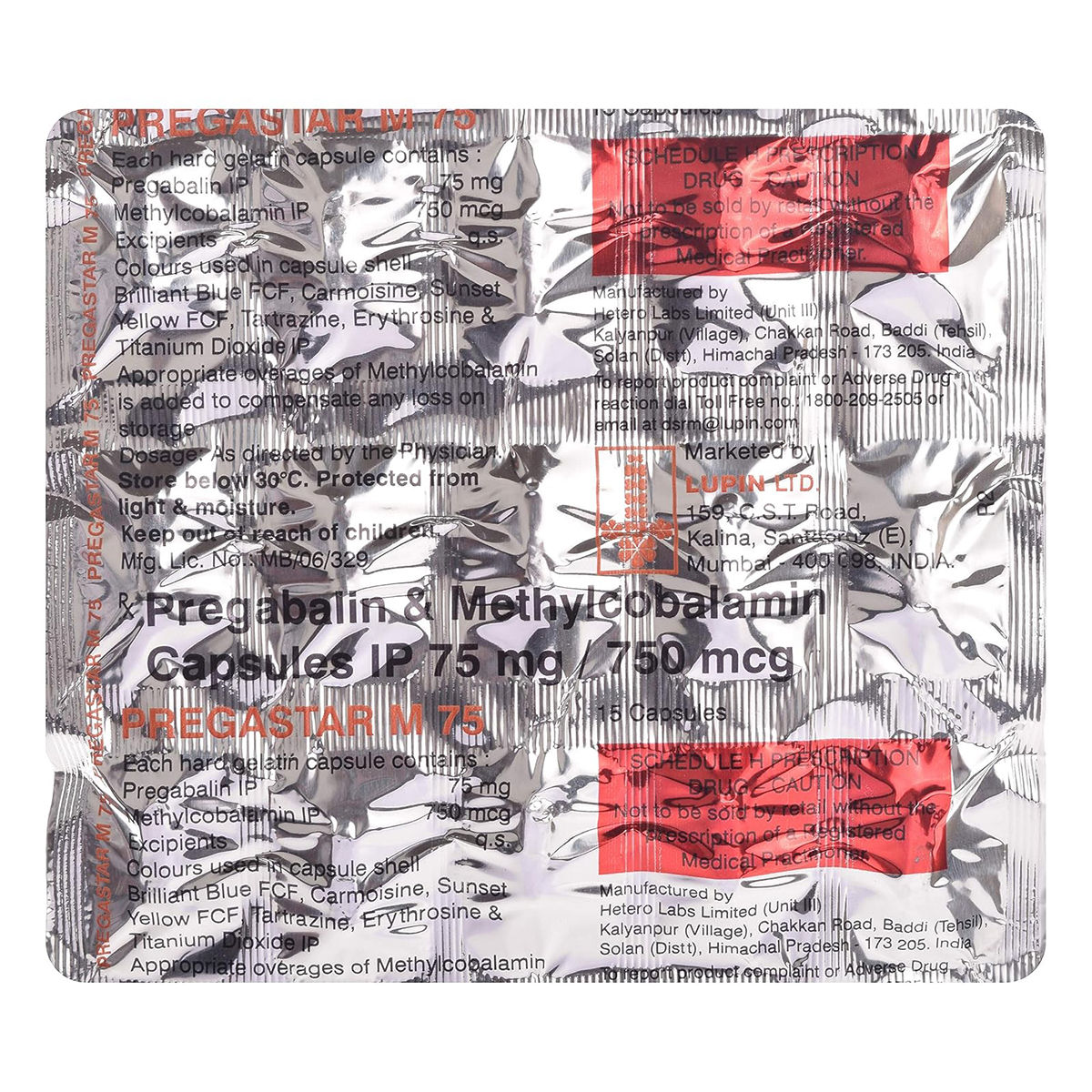 Pregastar M 75 Capsule 15's Price, Uses, Side Effects, Composition ...