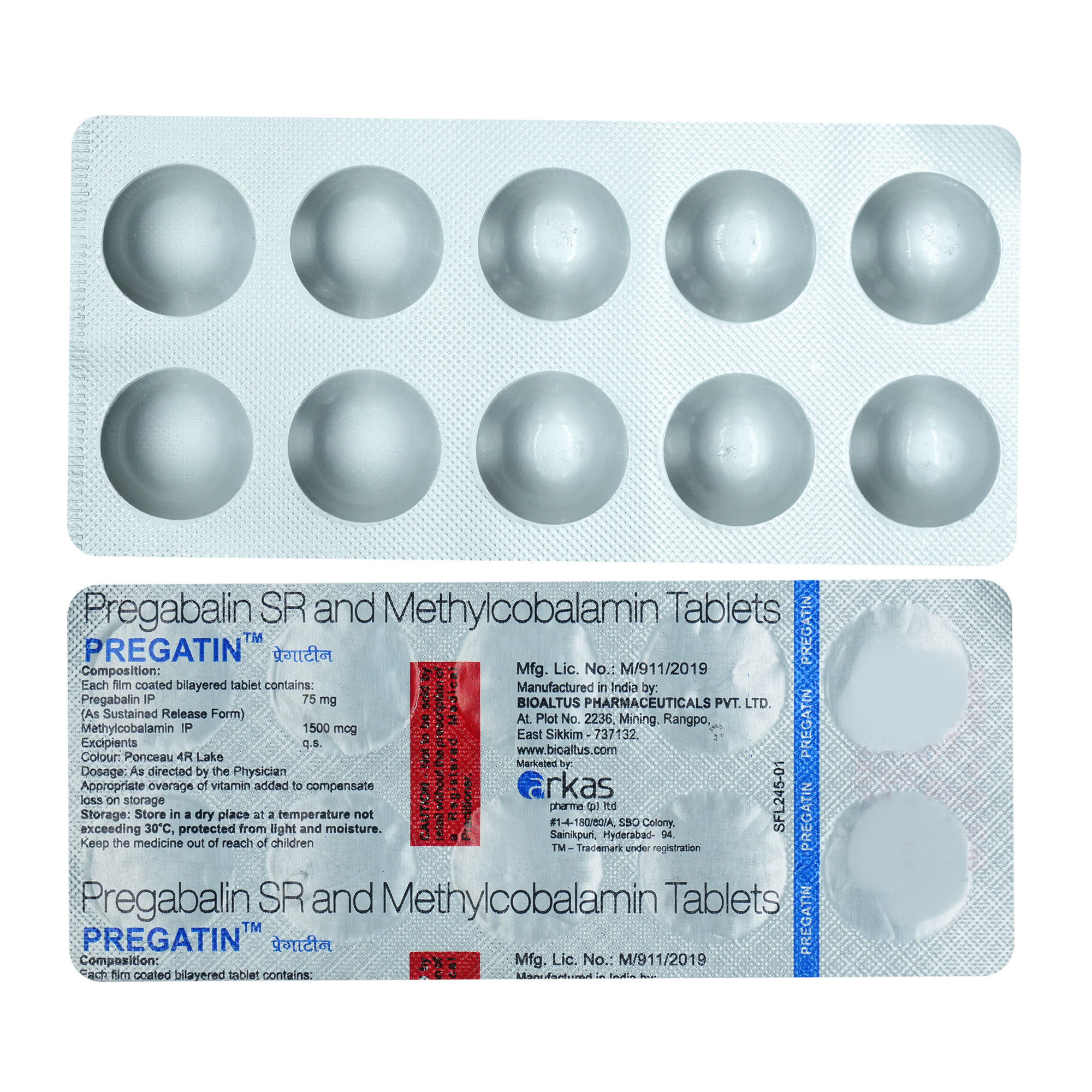 Pregatin Tablet | Uses, Side Effects, Price | Apollo Pharmacy