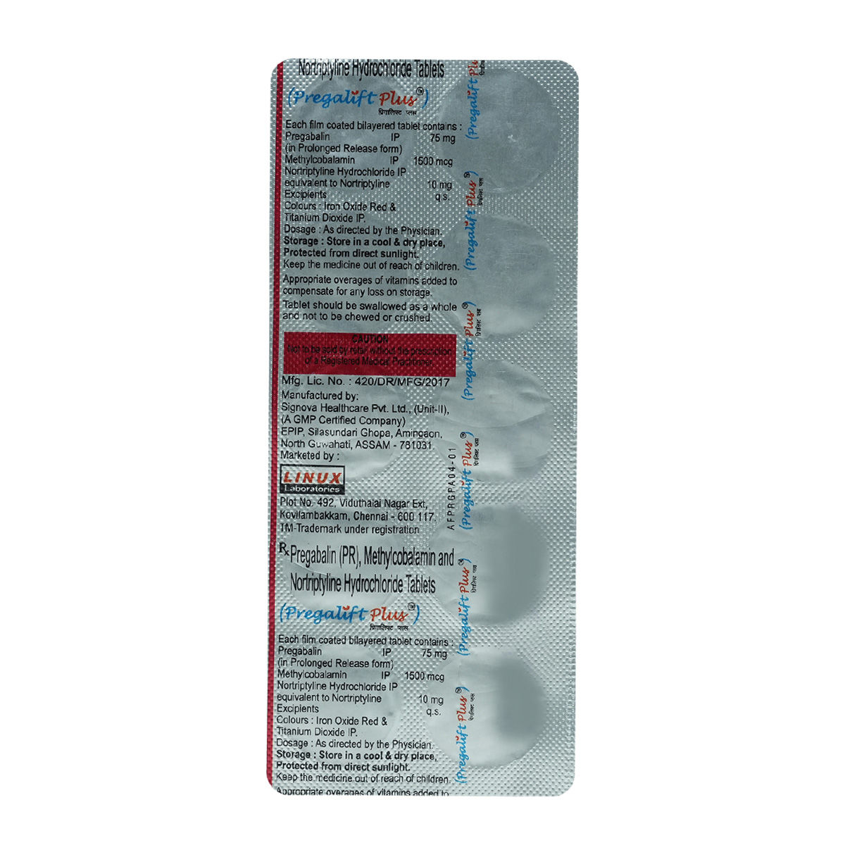 Pregalift Plus Tablet | Uses, Side Effects, Price | Apollo Pharmacy