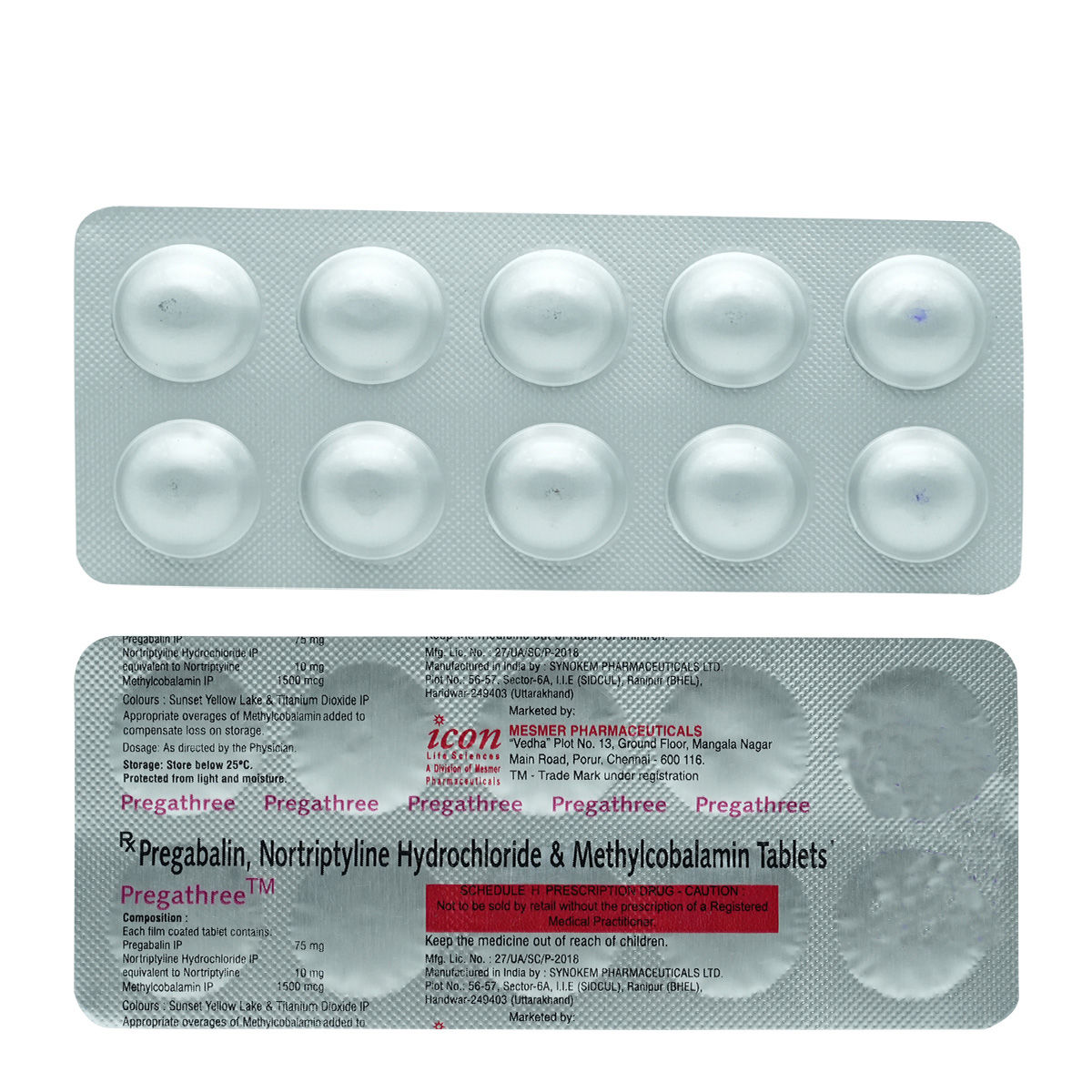 Pregathree Tablet 10's Price, Uses, Side Effects, Composition - Apollo ...