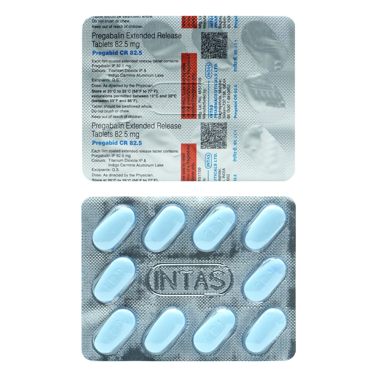 Pregabid CR 82.5 Tablet | Uses, Side Effects, Price | Apollo Pharmacy