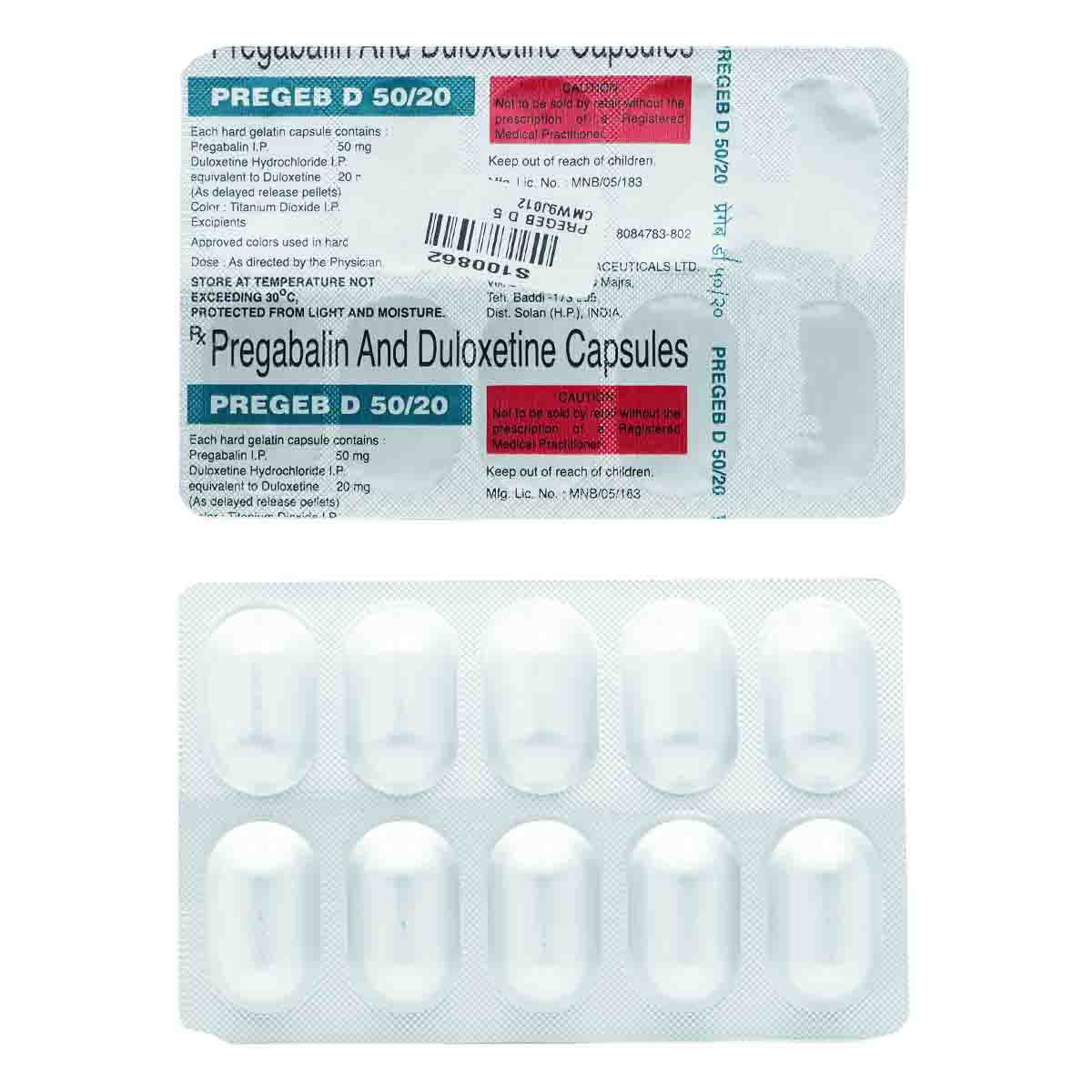 Pregeb D 50/20 Capsule | Uses, Side Effects, Price | Apollo Pharmacy