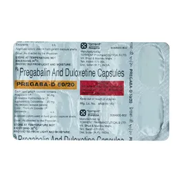 Pregaba-D 50/20 Capsule | Uses, Side Effects, Price | Apollo Pharmacy