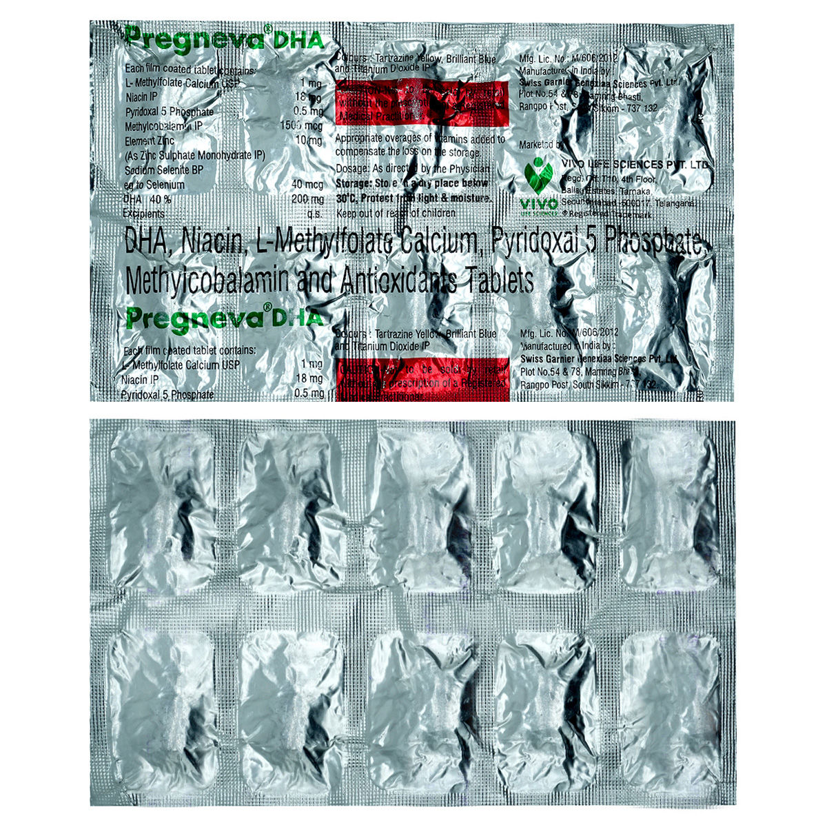 Pregneva DHA Tablet 10's Price, Uses, Side Effects, Composition ...