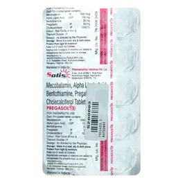 Pregasol D3 Tablet | Uses, Side Effects, Price | Apollo Pharmacy