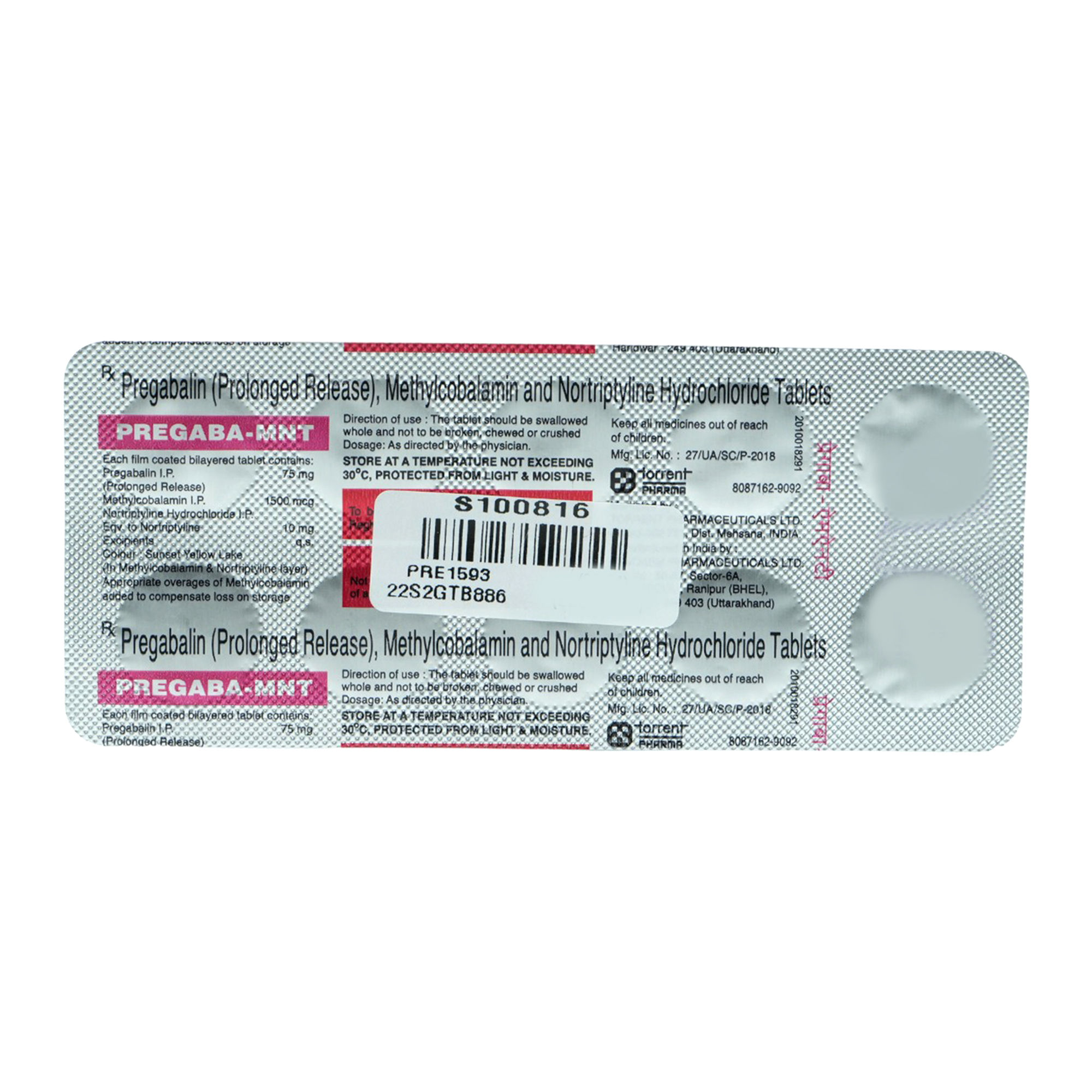 Pregaba MNT Tablet | Uses, Side Effects, Price | Apollo Pharmacy