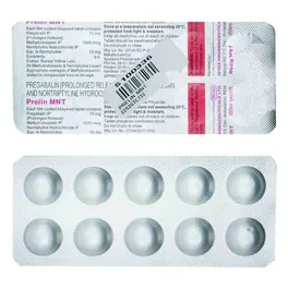Prelin Mnt 75/1500/10 Tab | Uses, Side Effects, Price | Apollo Pharmacy