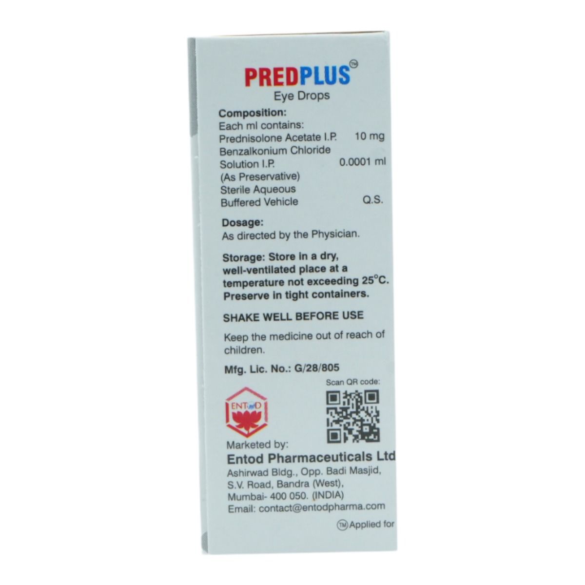 Predplus 10 Eye Drops 10 ml Price, Uses, Side Effects, Composition ...