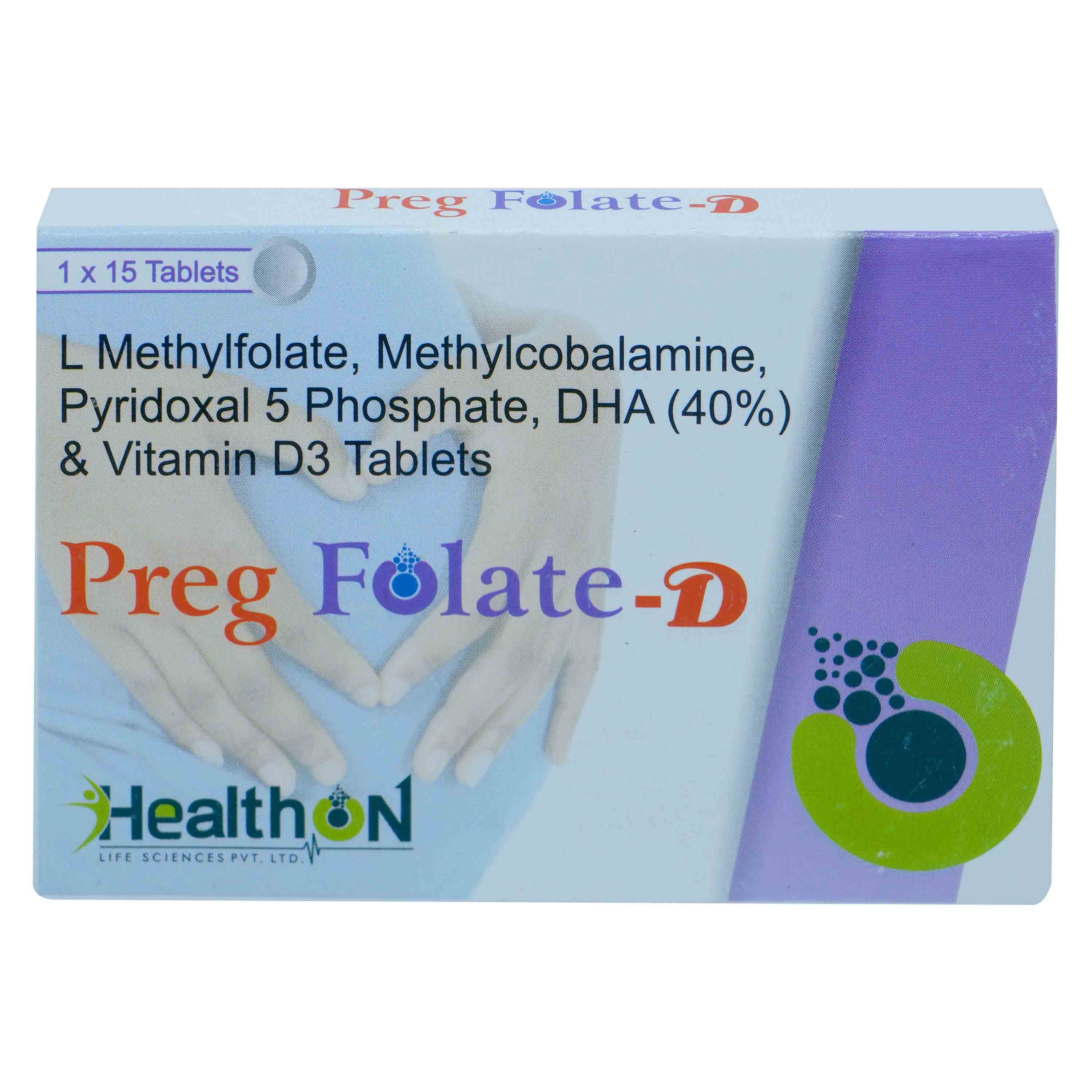 Preg Folate-D Tablet | Uses, Side Effects, Price | Apollo Pharmacy