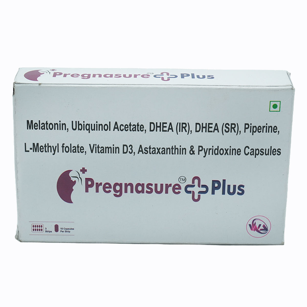 Pregnasure + Plus Veg Capsule 10's Price, Uses, Side Effects ...
