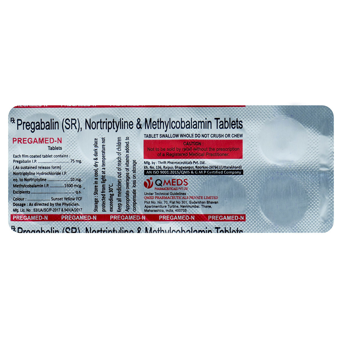 Pregamed-N Tablet 10's | Uses, Side Effects, Price | Apollo Pharmacy