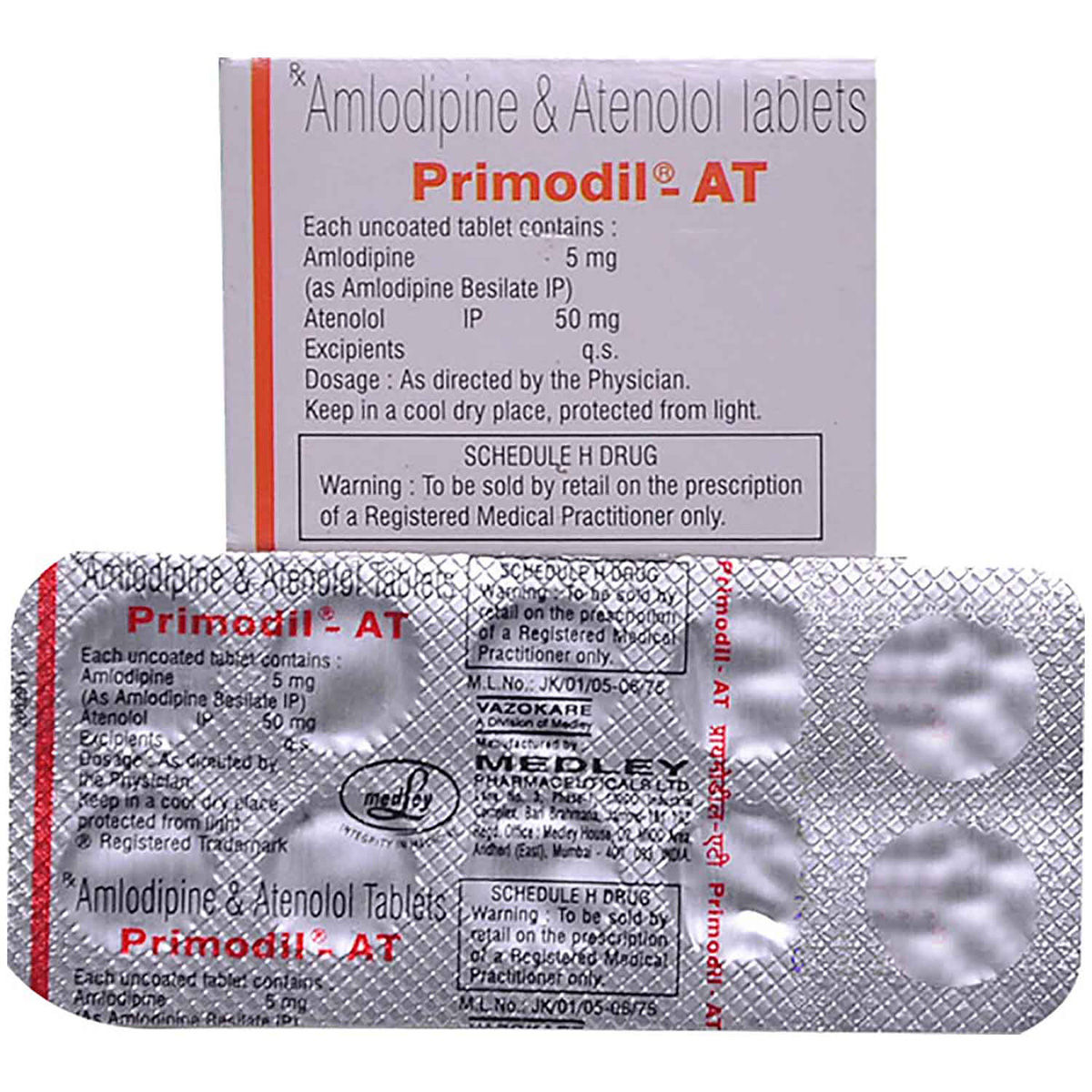 Primodil AT Tablet 10's Price, Uses, Side Effects, Composition - Apollo ...