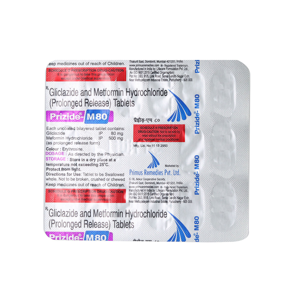 Prizide-M 80 Tablet 15's Price, Uses, Side Effects, Composition ...