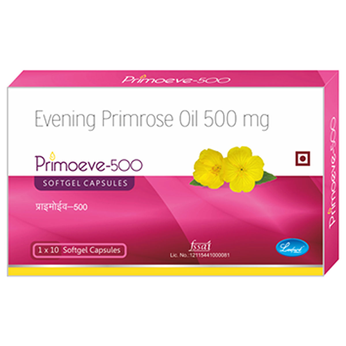 Buy Leeford Primoeve 500 Softgel, 10 Capsules | 19 Minutes Delivery ...