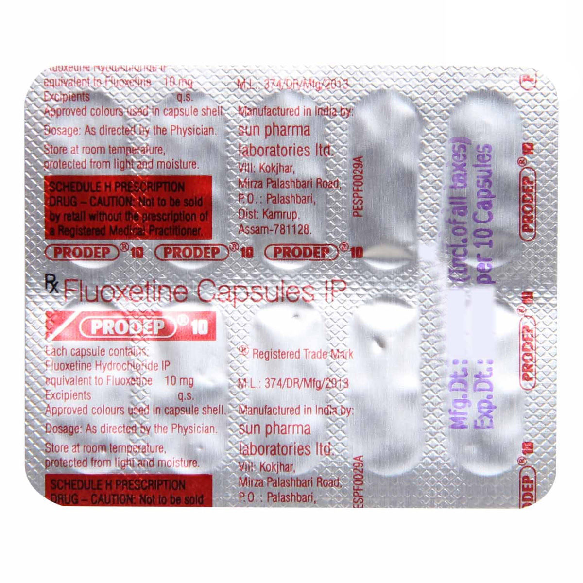 Prodep 10 Capsule 10's Price, Uses, Side Effects, Composition - Apollo ...
