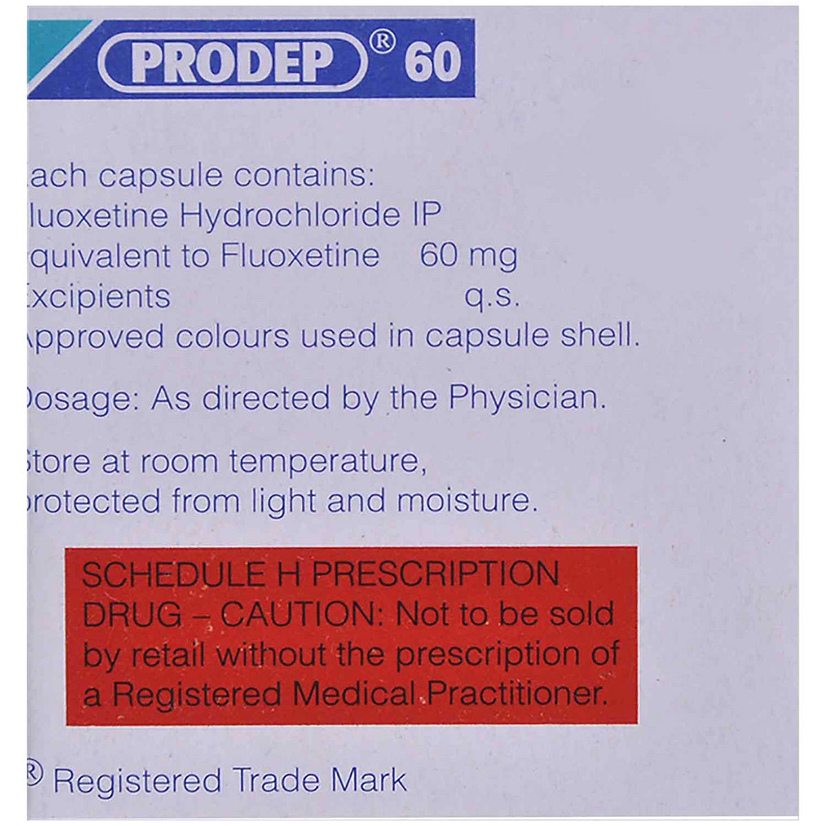 Prodep 60 Capsule 10's Price, Uses, Side Effects, Composition - Apollo ...