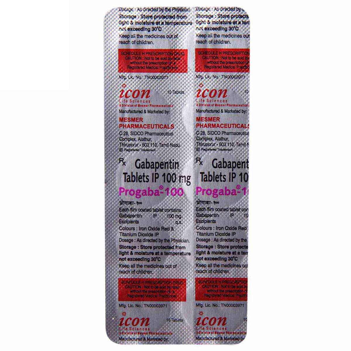 PROGABA 100MG TABLET Price, Uses, Side Effects, Composition - Apollo ...