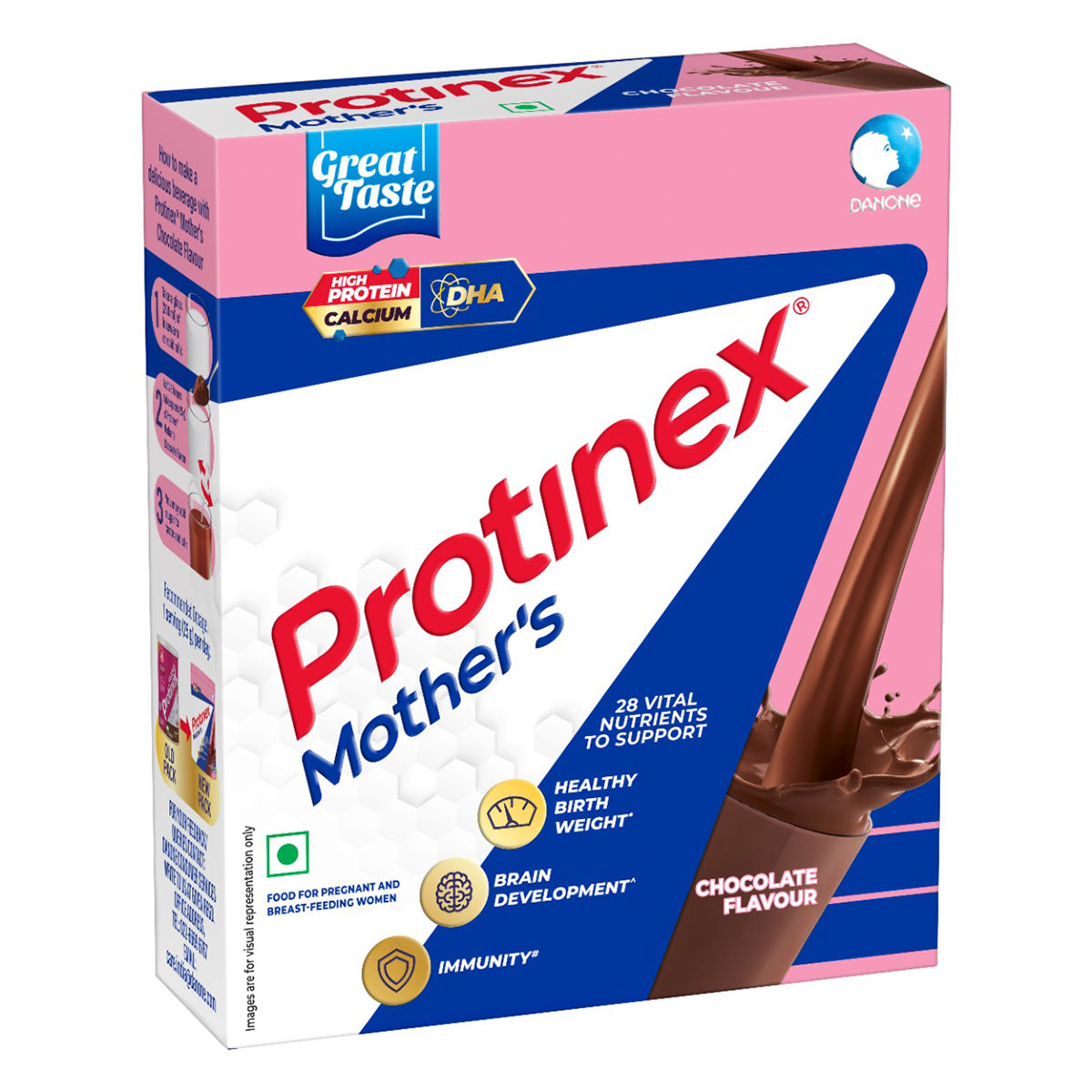 Protinex Mother's Chocolate Flavour Nutritional Drink Powder, 250 gm ...
