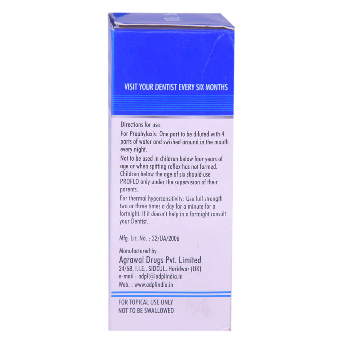 Proflo Anticavity Mouth Rinse, 100 ml Price, Uses, Side Effects ...