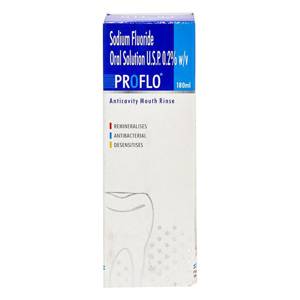 Proflo Anticavity Mouth Rinse, 180 ml Price, Uses, Side Effects ...