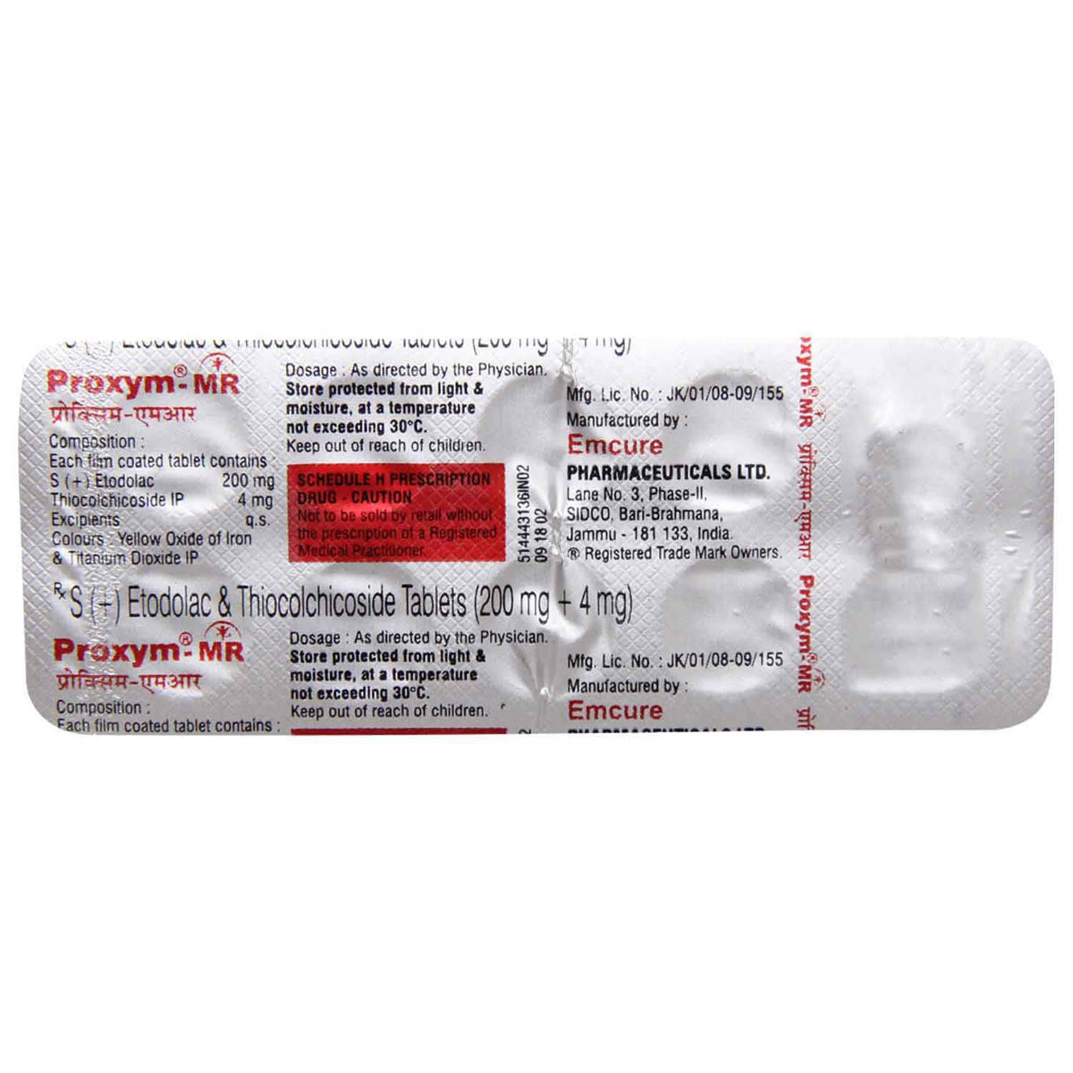 Proxym-MR Tablet 10's Price, Uses, Side Effects, Composition - Apollo ...