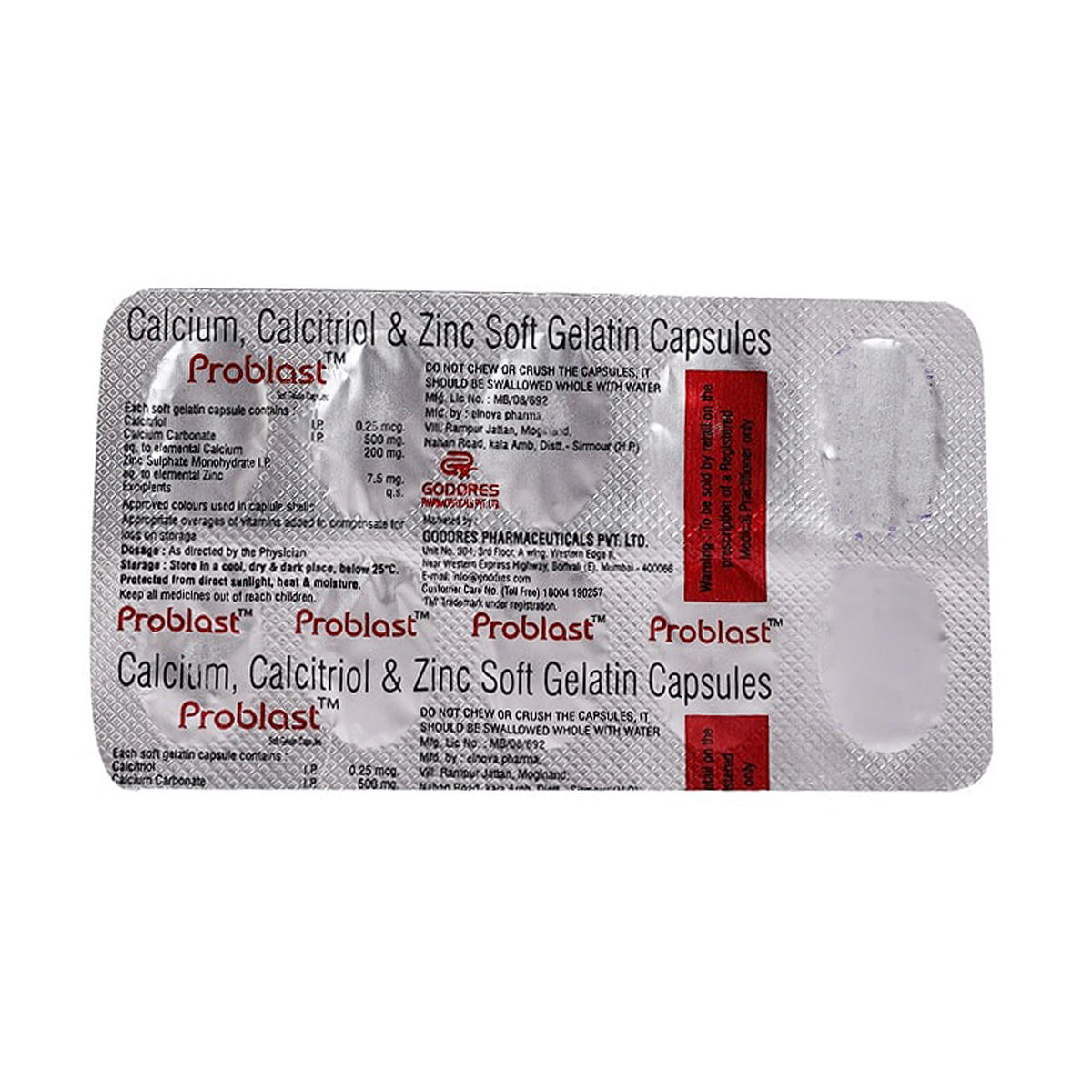 Problast Strong Capsule 10's Price, Uses, Side Effects, Composition ...