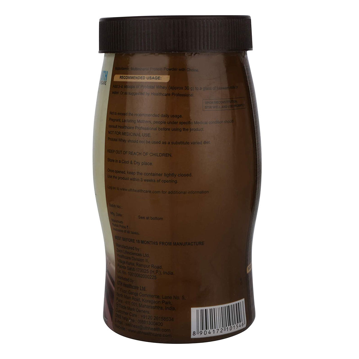 Prototal Whey Protein Choco Powder 200 gm Price, Uses, Side Effects ...