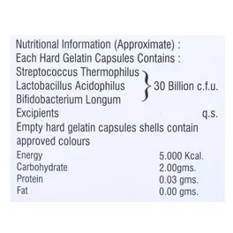 Probic 30 Capsule | Uses, Side Effects, Price | Apollo Pharmacy